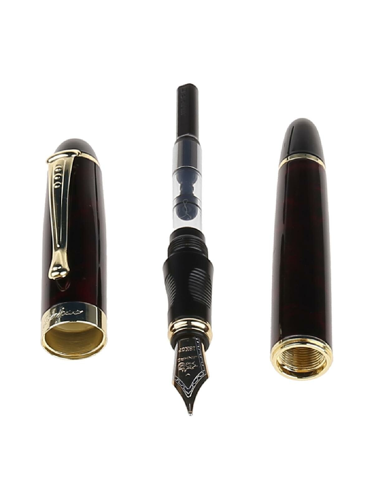 Новые Авторучки Jinhao X450 Со Средним Пером С Золотой Отделкой, Качественный Шикарный Подарок Для Письма