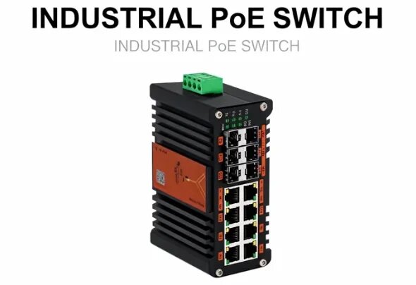 Промышленный коммутатор PoE L2+ 8 портов 10G SFP+