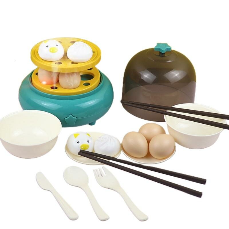 Детская игрушечная пароварка, Зеленый