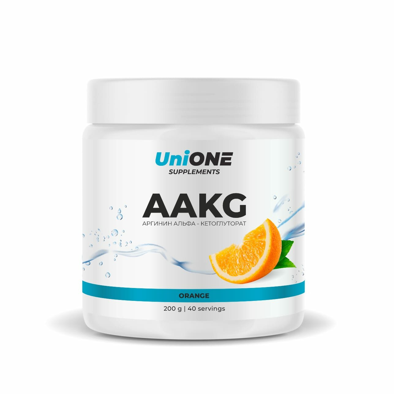 Arginine AAKG 200 gr UO, апельсин