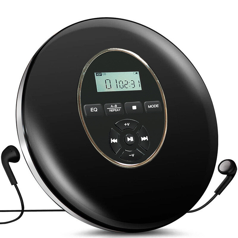 CD рация плеер английский музыка обучение устное пре natalное образование CD плеер умный дисковый плеер черный