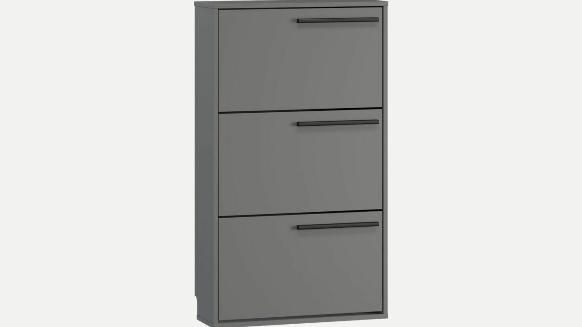 Обувница в прихожую Divan.ru Кимбол-3 Серый, 65х23х115 см, серый, закрытая