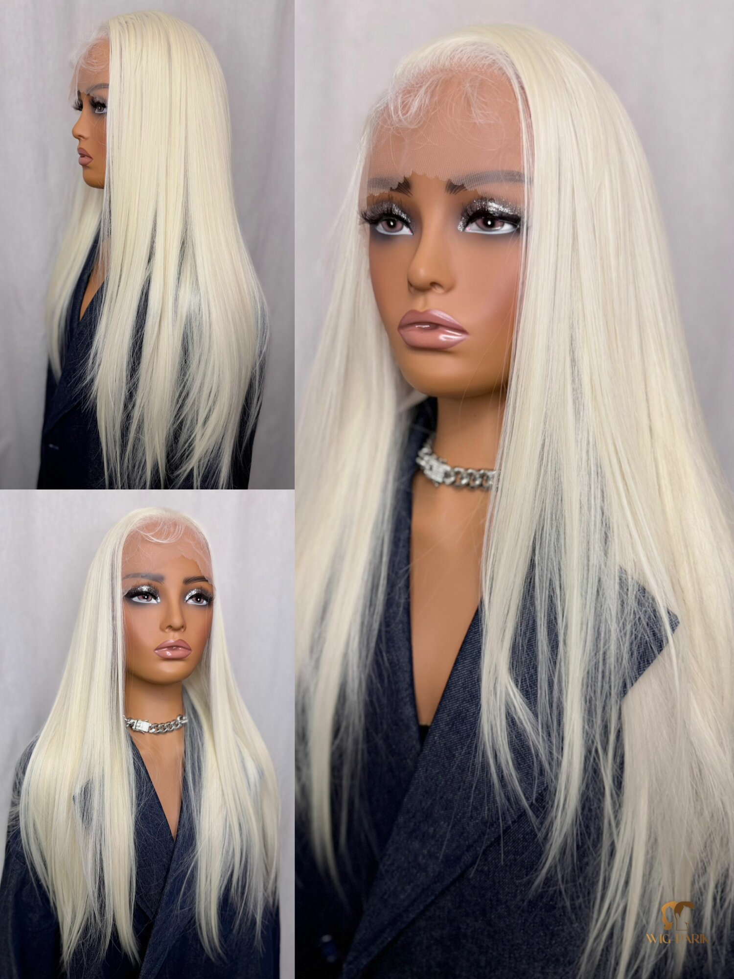 Парик женский на сетке длинный ( блонд)