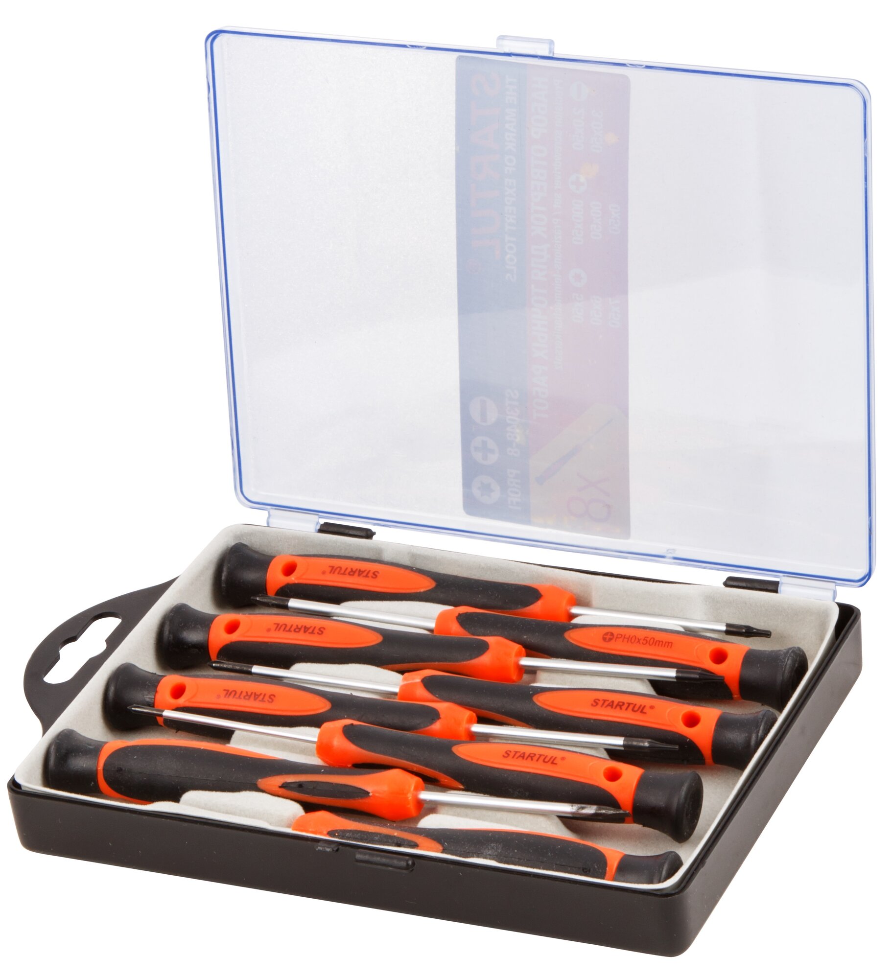 Набор отверток для точных работ 8 предметов STARTUL Profi ST3048-8, прецизионные