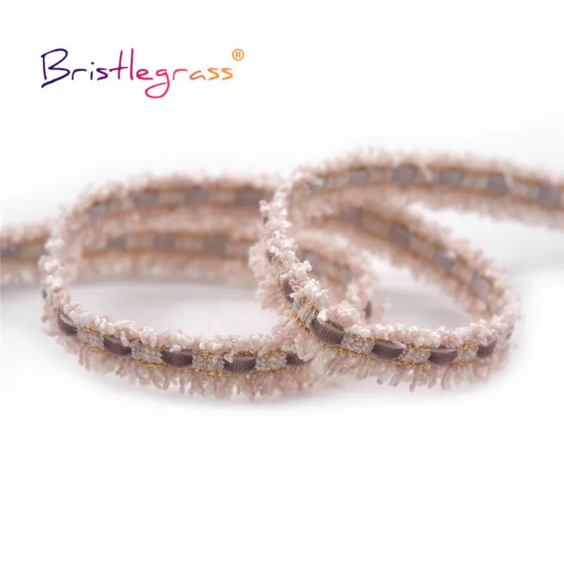 Лента твидовая с бахромой Bristlegress, цвет A--13mm