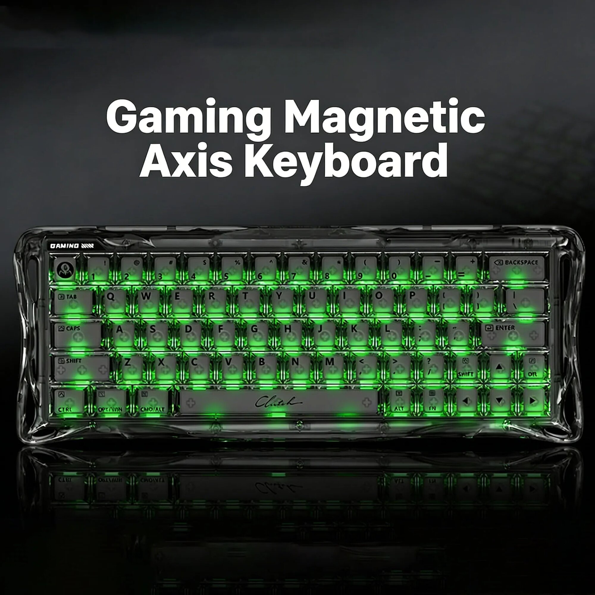 Игровая клавиатура GravaStar V60 Магнитные клавиши оси НЛО Проводное соединение Однорежимное RGB-подсветка - уникальный дизайн магнитной оси