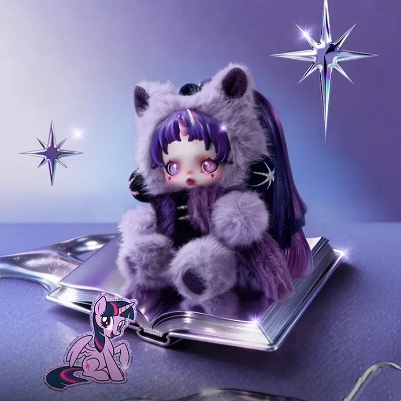 POP MART SKULLPANDA My Little Pony Коллекционная фигурка Twilight Sparkle
