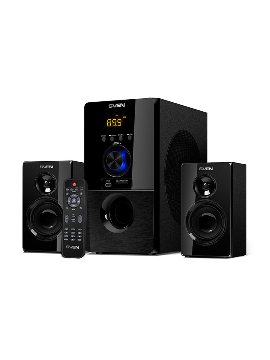 Акустическая система 2.1 SVEN MS-2050 черный (55Вт, питание от сети) (SV-013233)