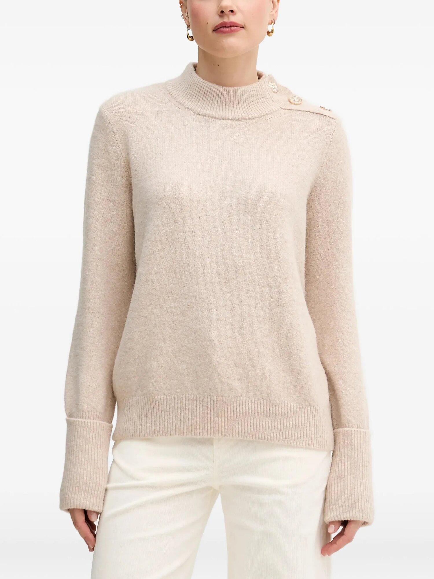 Свитер Button roll-neck sweater
