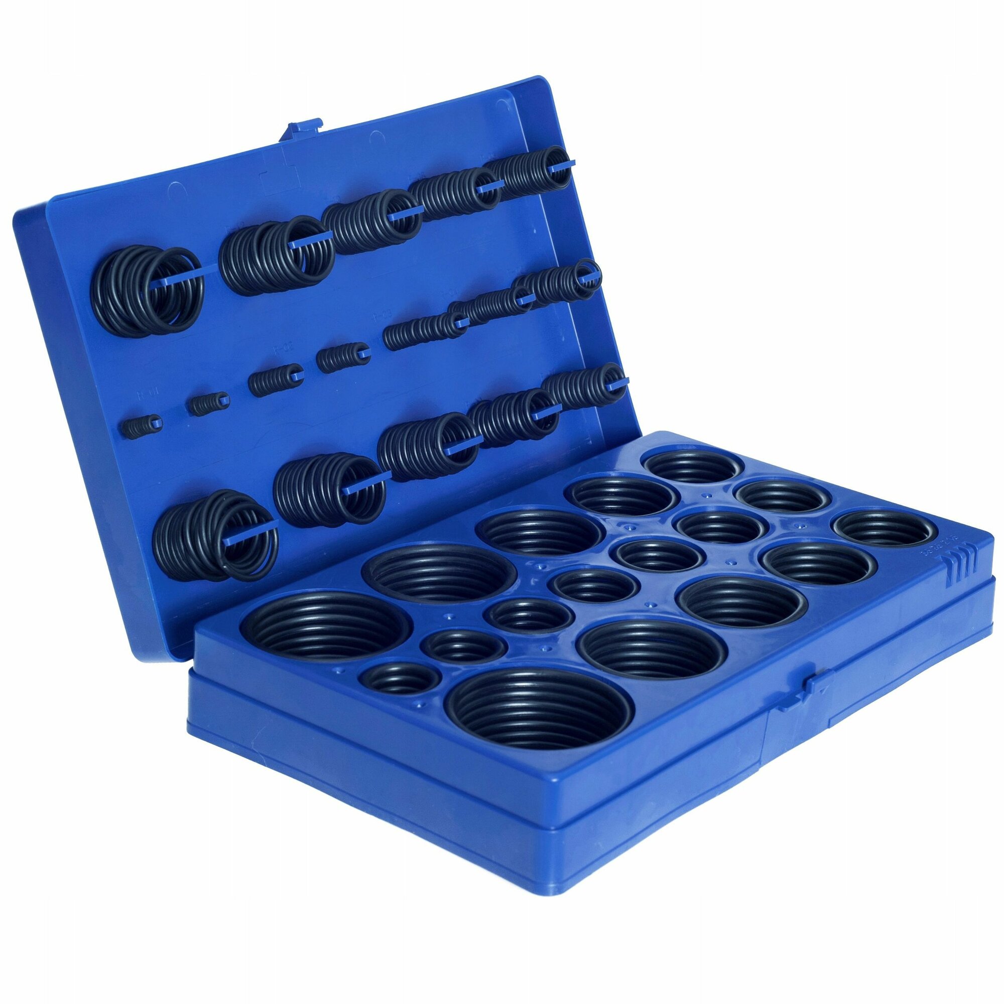 Набор уплотнительных колец 2.9-43.8мм,382шт (в кейсе) синий