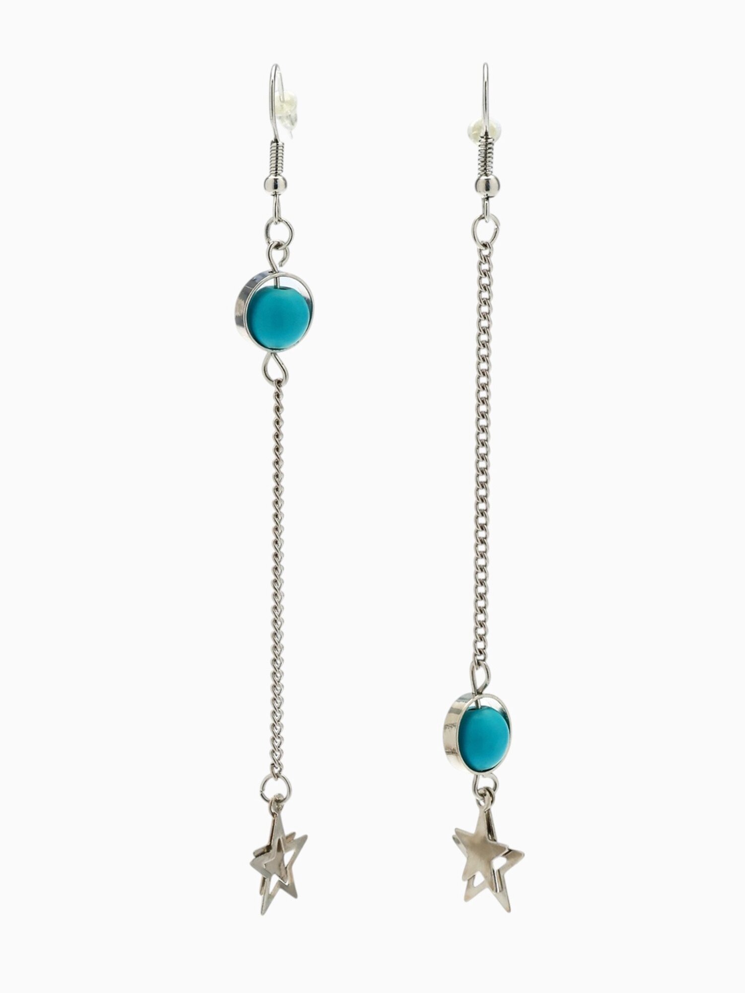 Серьги непарные, искусственный камень