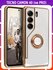 Стильный глянцевый чехол для TECNO CAMON 40 с кольцом-подставкой и бархатной под...