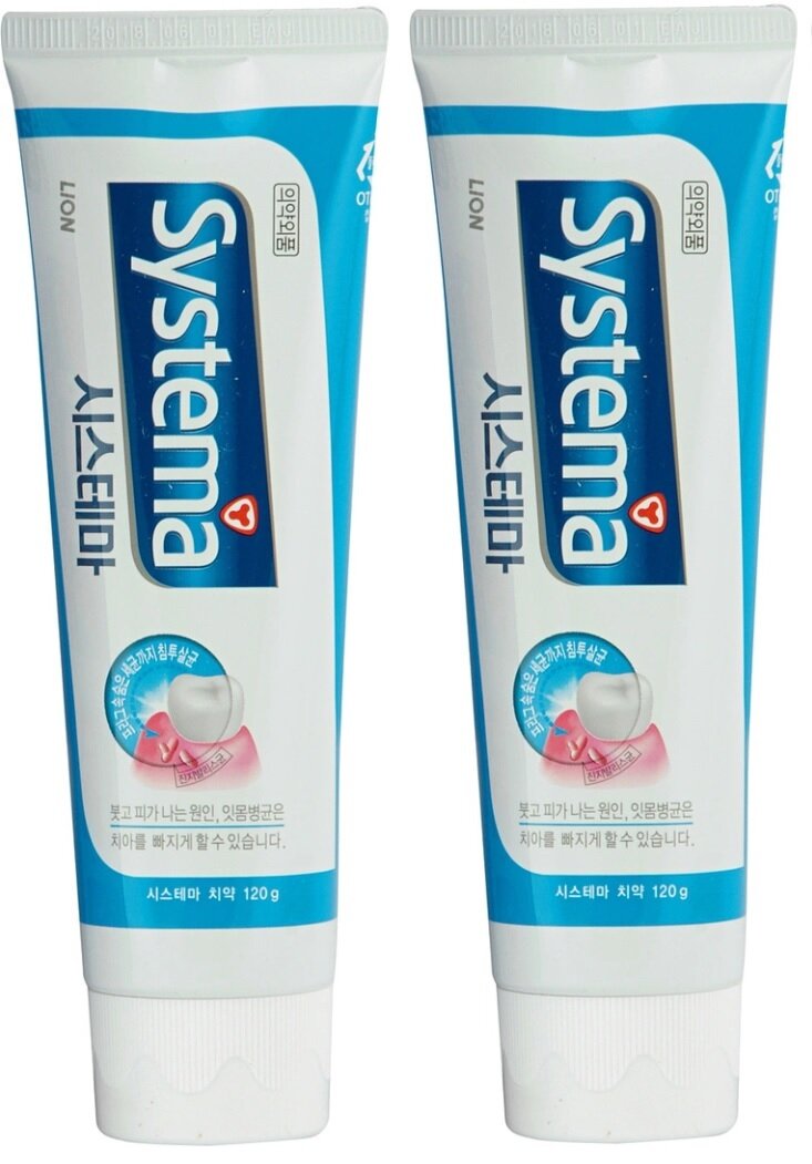 Lion Зубная паста Ice mint alfa Systema лечебно-профилактическая, 2 шт * 120 гр.(2)