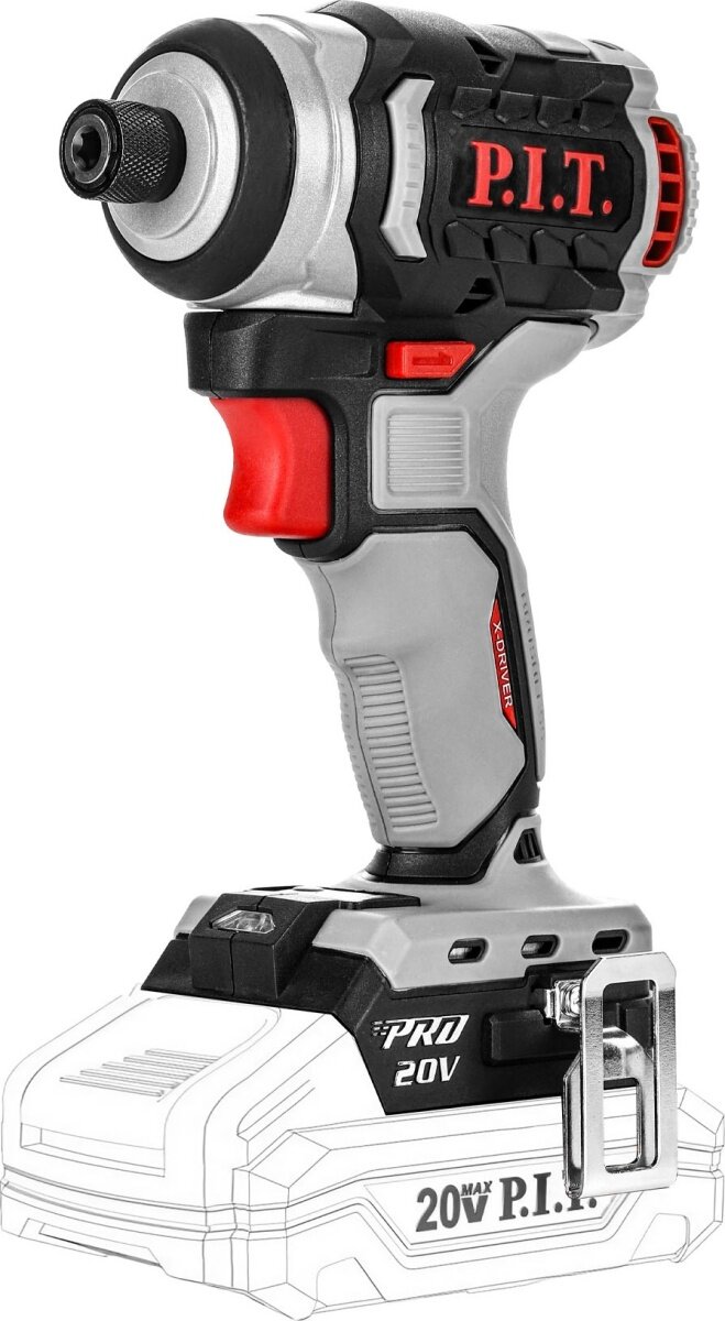 Винтоверт P.I.T. IMPACT PSD20H-230A, бесщёточный, аккумуляторный