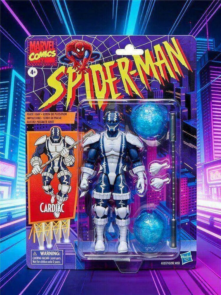 Фигурки Hasbro Серия Marvel Legends о Человеке-пауке, коллекционная 6-дюймовая фигурка из комиксов в стиле ретро в картонной обложке