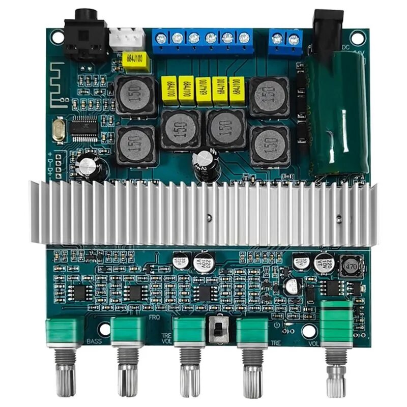 TPA3116 Плата Усилителя Bluetooth 2.1-Канальный Усилитель Высокой Мощности 5.0 Аудио Усилители DC12V-24V 2X50W+100W
