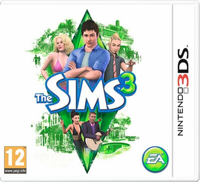 Игра на картридже The Sims 3 (английская версия) для Nintendo 3DS