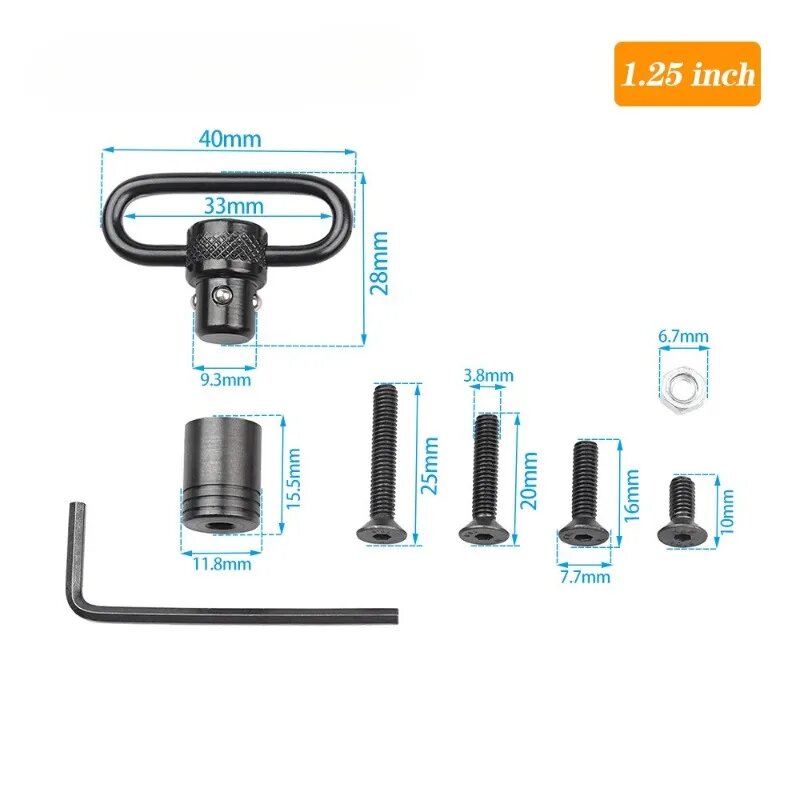 Тактический ремешок QD 1.25 дюйма, Цвет: ZW-27