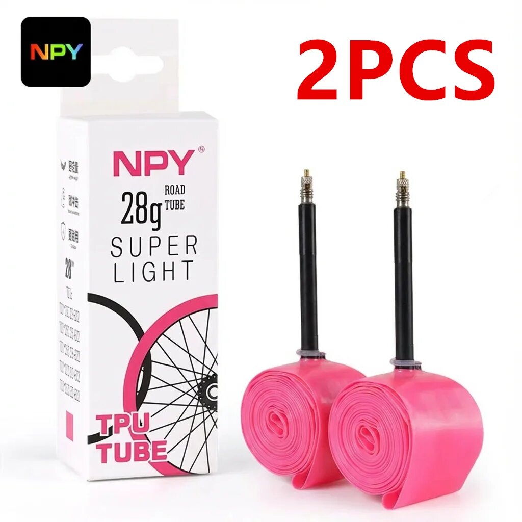 NPY 1 Шт. Ультралегкая Велосипедная Камера Из ТПУ, 28 Г, Для Шоссейных Велосипедов, С Французским Ниппелем