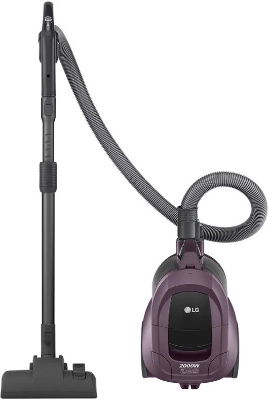 Пылесос LG VC5420NHTCW фиолетовый, 380/2000 Вт, уборка сухая, пылесборник контейнер 1.3 л