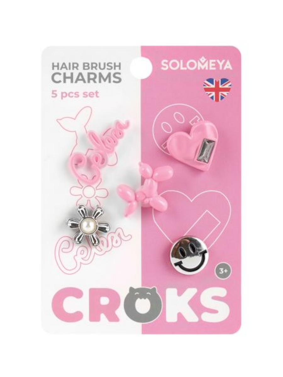 Набор украшений для расчески Классика Solomeya Set of charms for hair brush Classic design, 5 шт