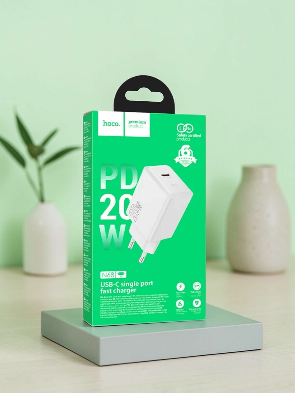 Сетевое зарядное устройство Hoco N68