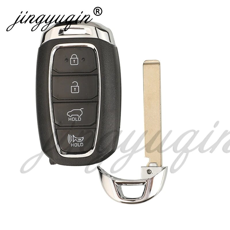 Корпус Автомобильного Ключа-брелока Jingyuqin С 3/4/5 Кнопками Для Hyundai Elantra, Santa Fe, Palisade, Kona, Avante 2018-2021