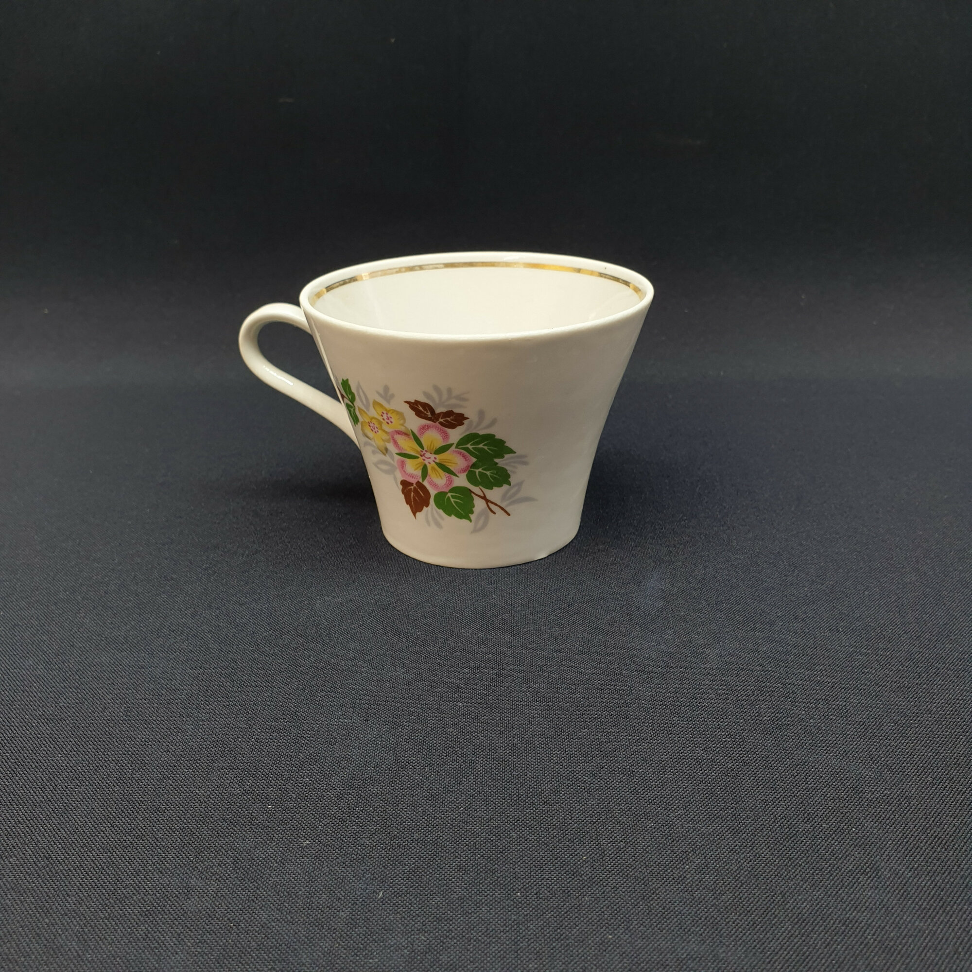 Винтажная чашка Пролетарий, фарфор деколь 200 мл, СССР