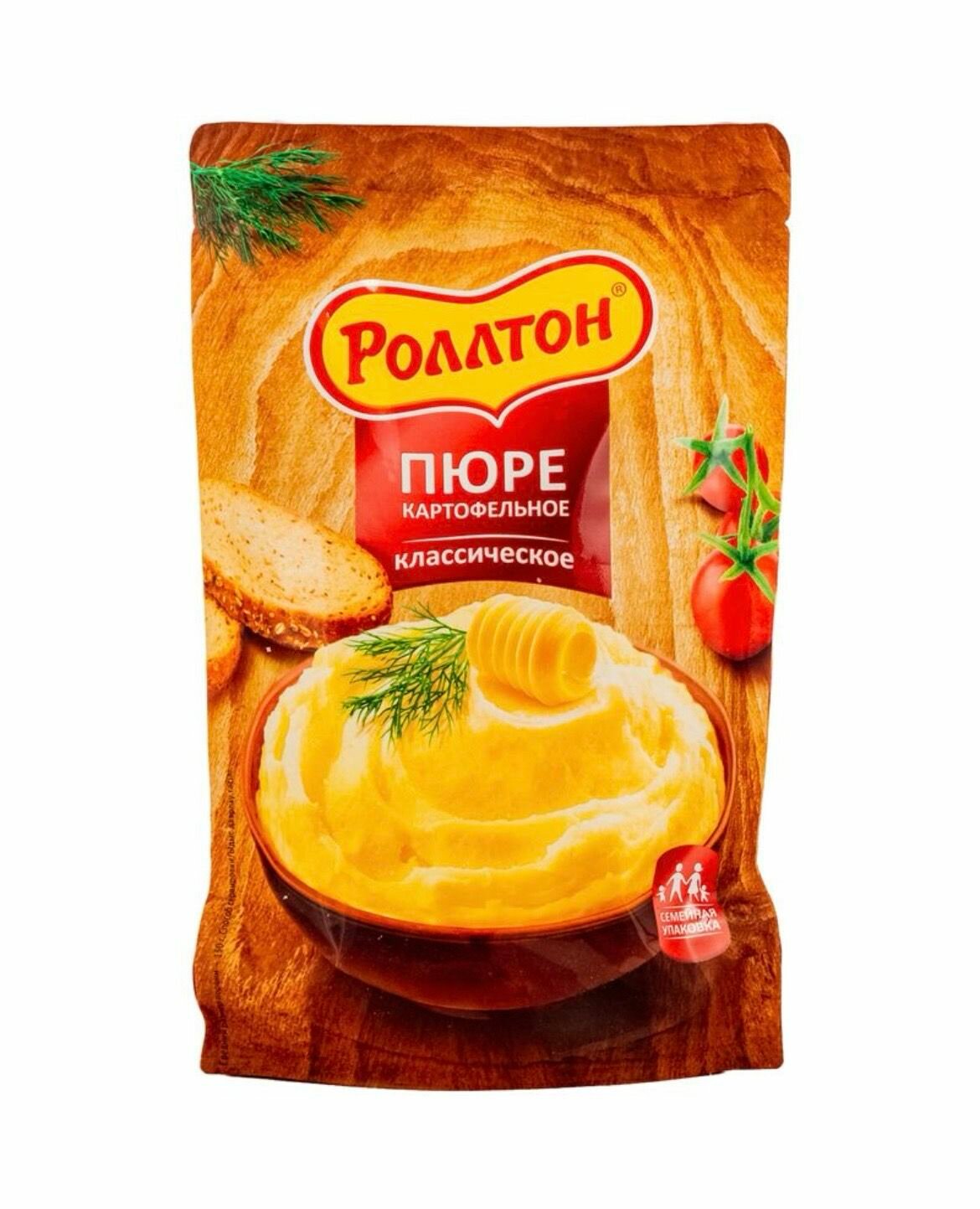 Пюре ролтон картофельное классическое, 240 г * 4 шт.