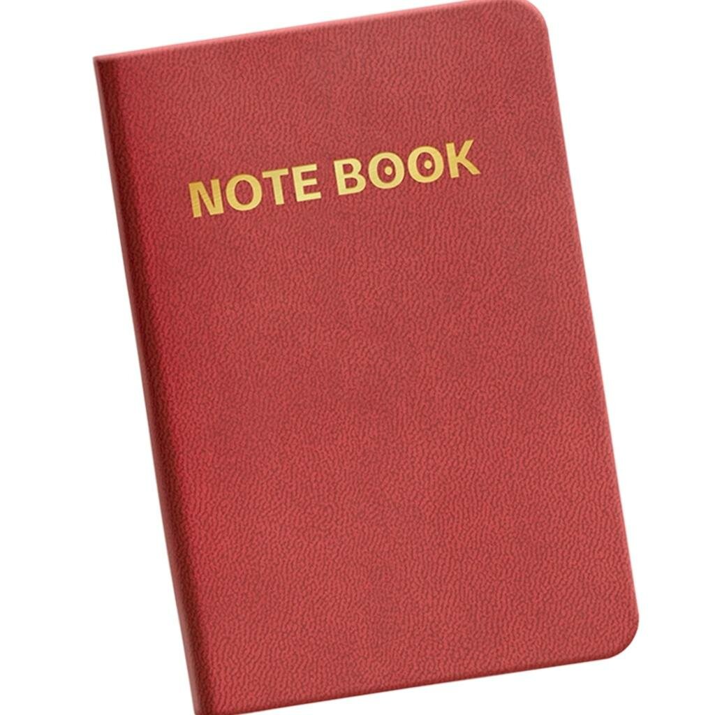 Карманный линованный блокнот, красный