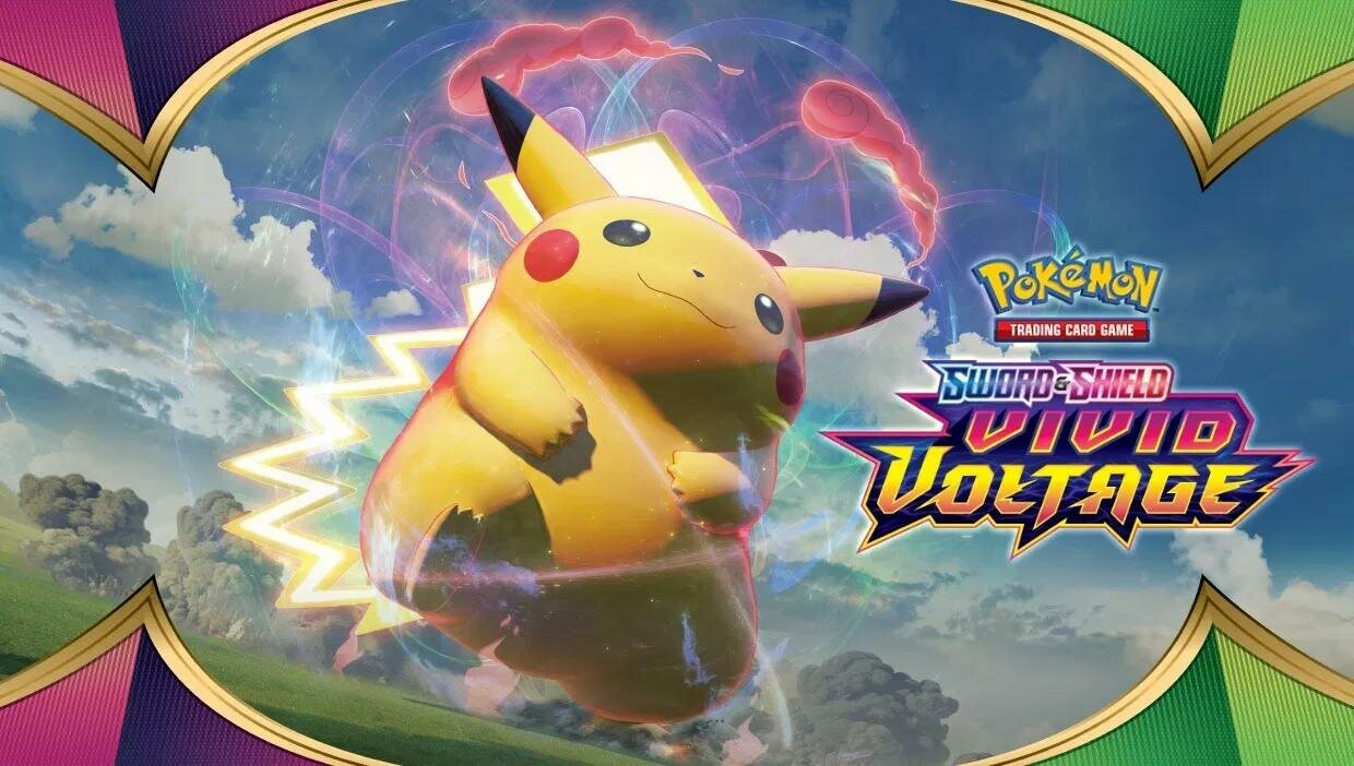 Pokemon Trading Карта Game Online - Sword & Shield Vivid Voltage Бустер-набор Ключ