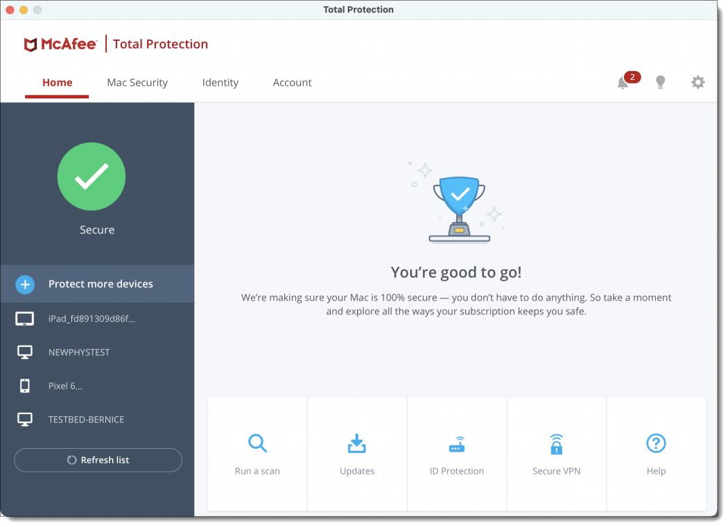 McAfee Total Protection 2025 Key (1 Year / 10 Devices) | купить цифровой ключ для активации в России
