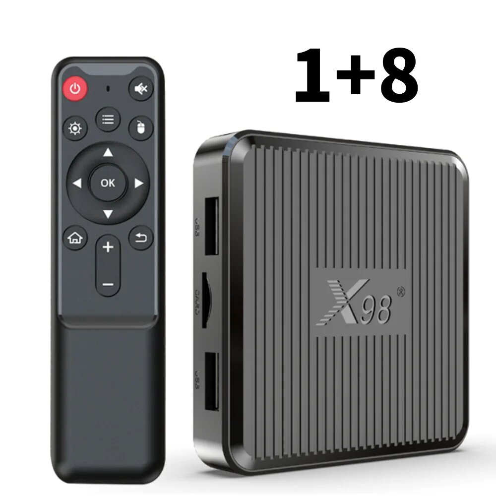 X98Q ТВ-приставка Android 11 US Plug, X98Q-1G8G