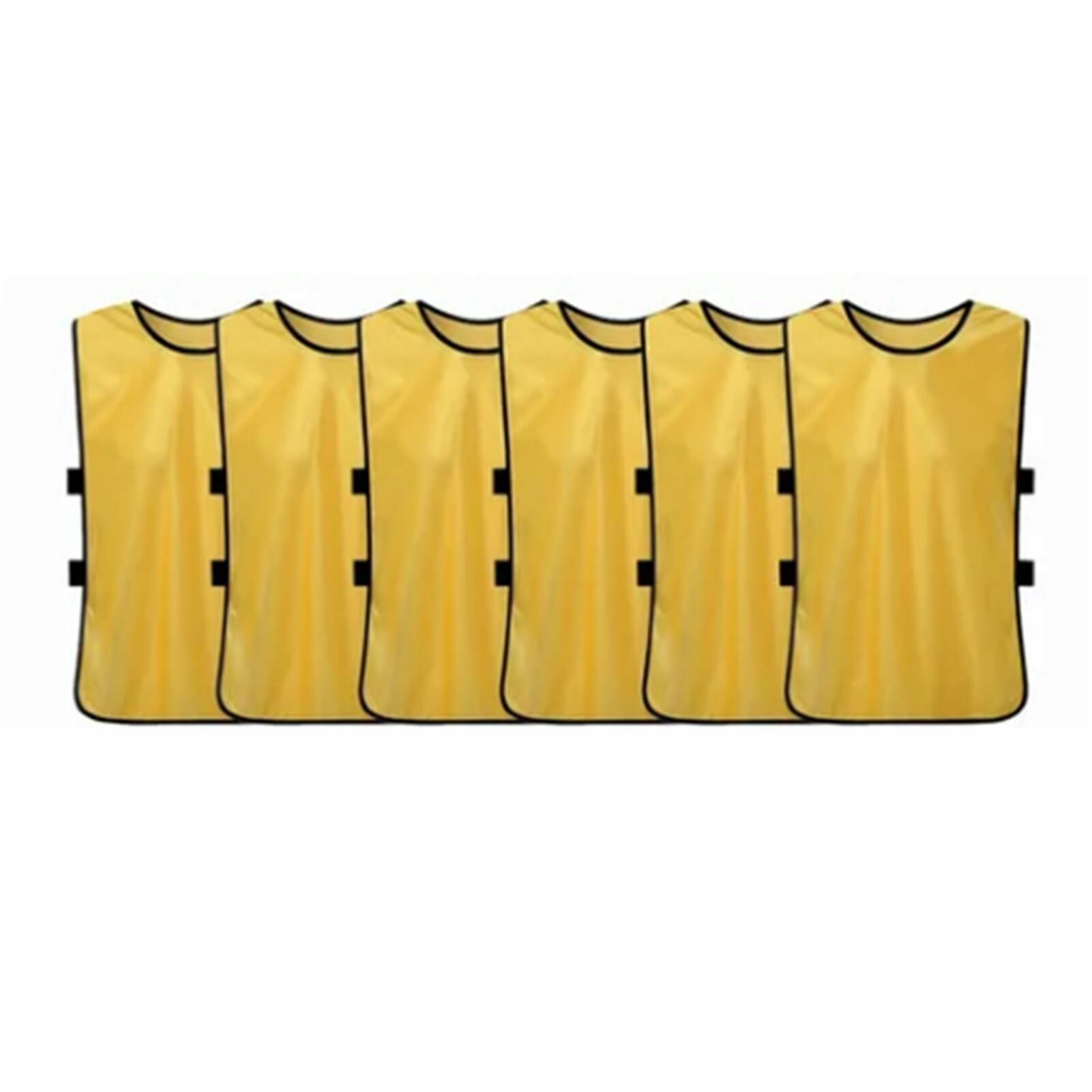 6 шт. Футбольная тренировочная жилетка ярких цветов, с отличным впитыванием воды