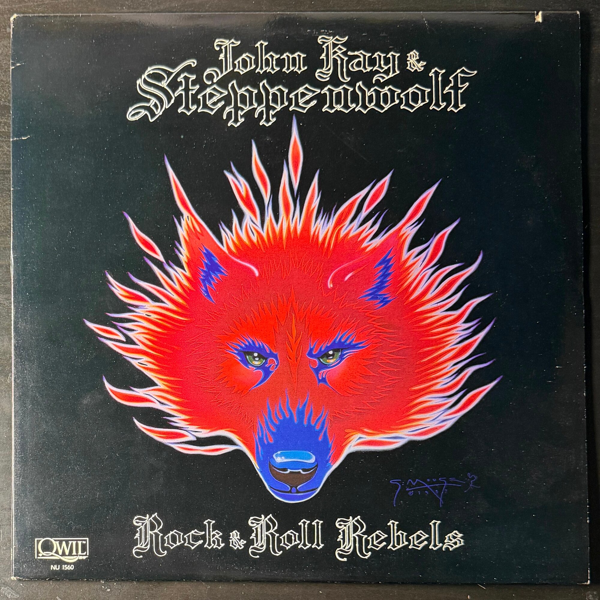 Виниловая пластинка John Kay & Steppenwolf Rock & Roll Rebels (США 1987г.)