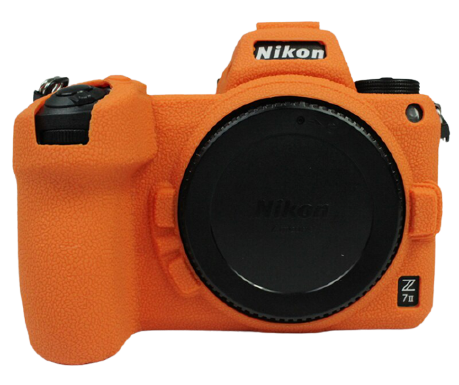 Защитный силиконовый чехол MyPads Antiurto для фотоаппарата Nikon Z6 II и Z7 II оранжевый