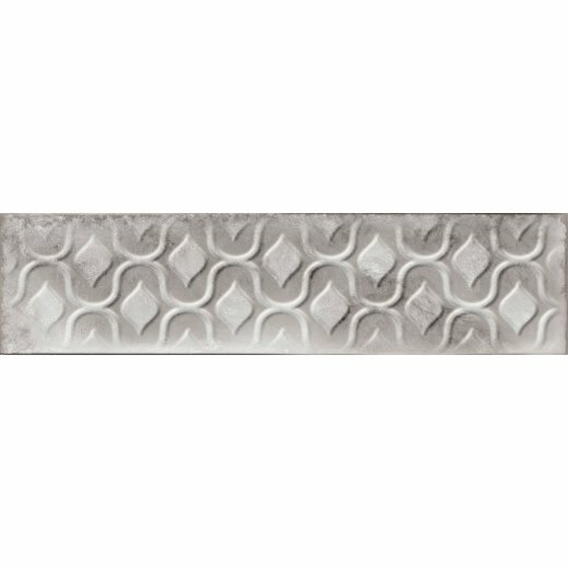 Плитка керамическая Cifre Relieve Drop Pearl Brillo 7.5х30см, глянцевая 22штук (цена за 1 уп - 0.5м2) 6.63кг