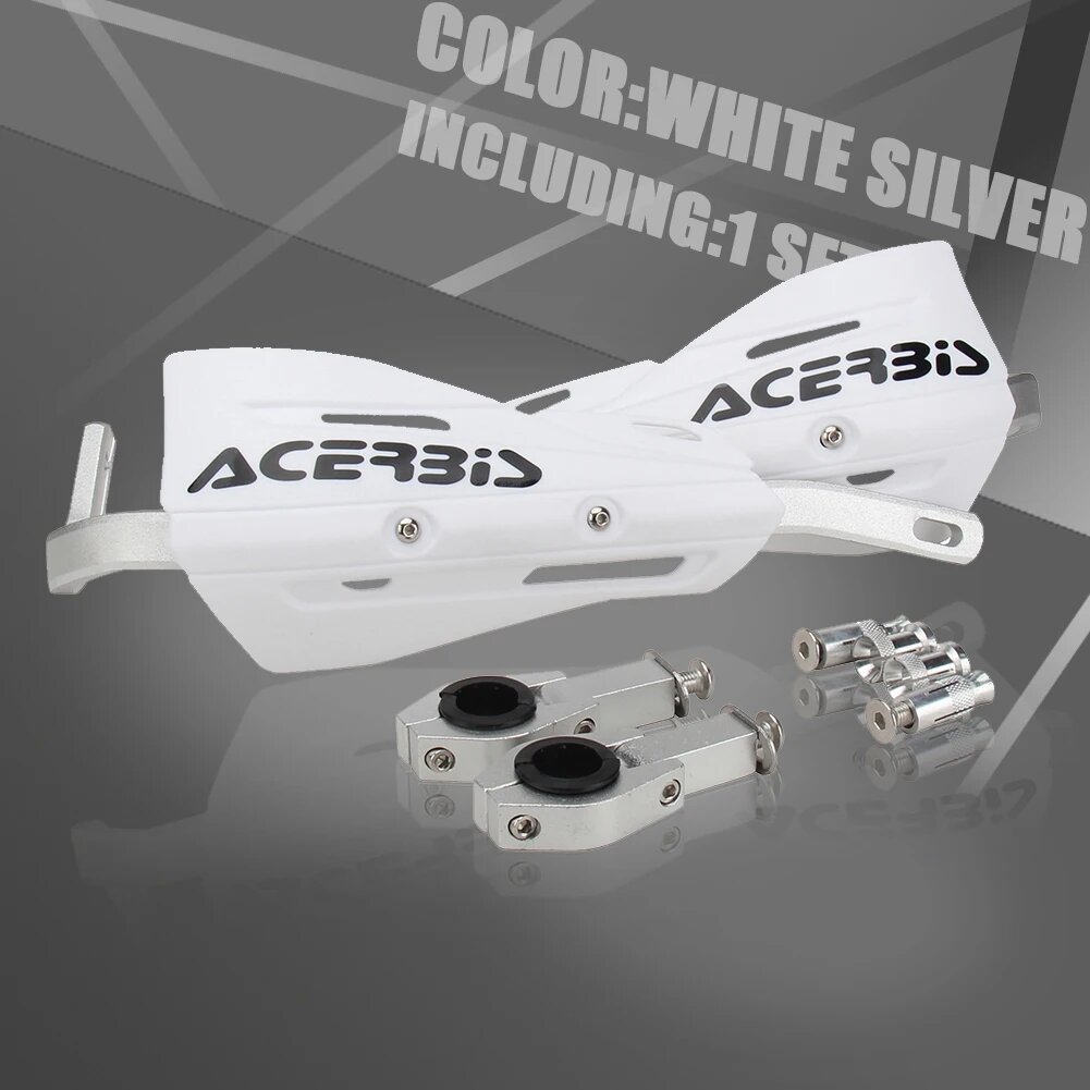 Защита рук Acerbis White Silver, 22-28 мм, 1 шт