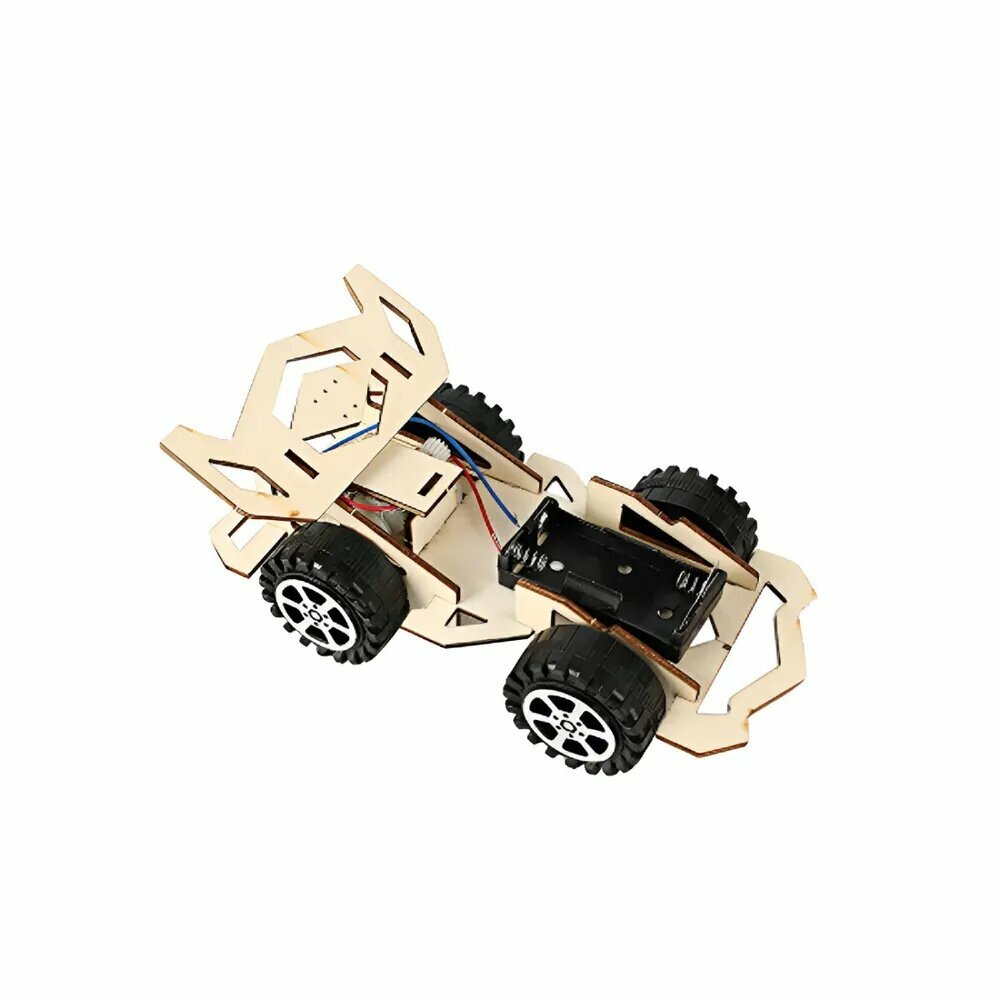 BESTSKY Набор для сборки RC машины, деревянные модели для строительства и покраски, STEM проект для детей 3-12 лет.