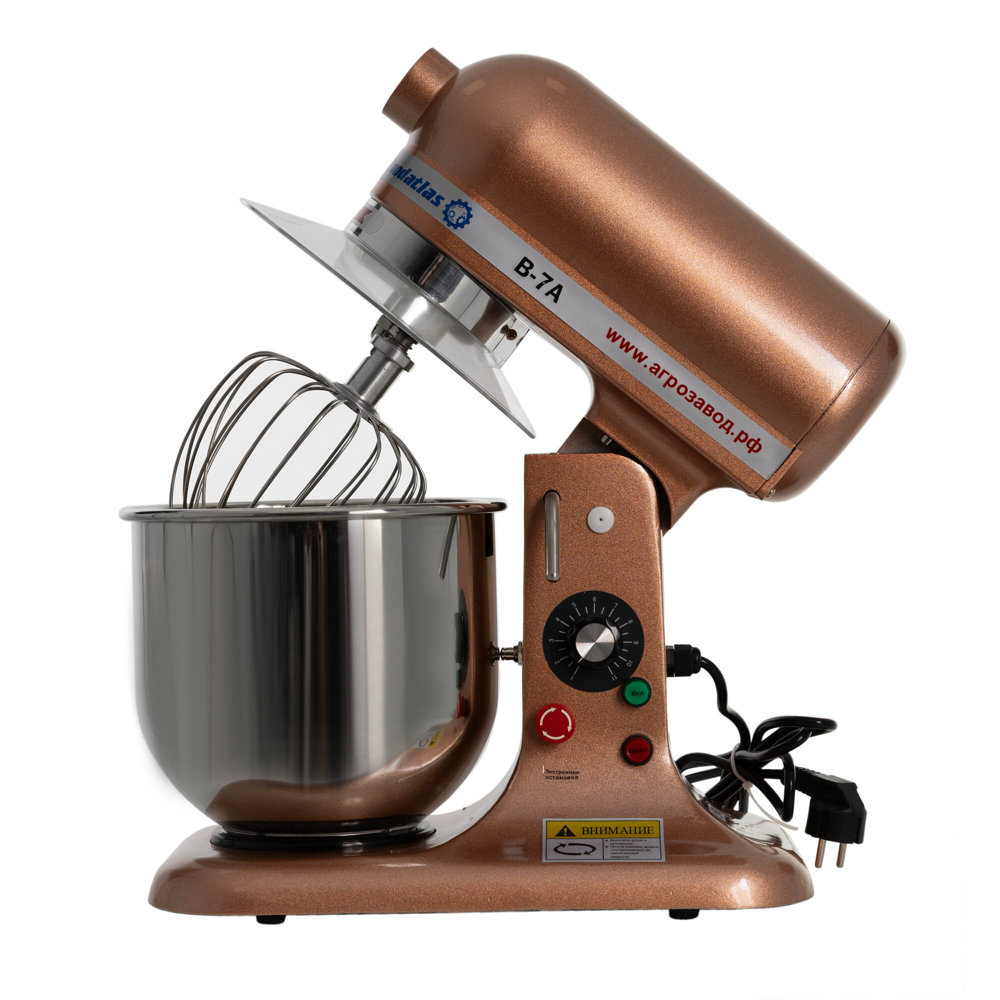Миксер Foodatlas B-7A Eco, планетарный, 11 скоростей, 7 литров