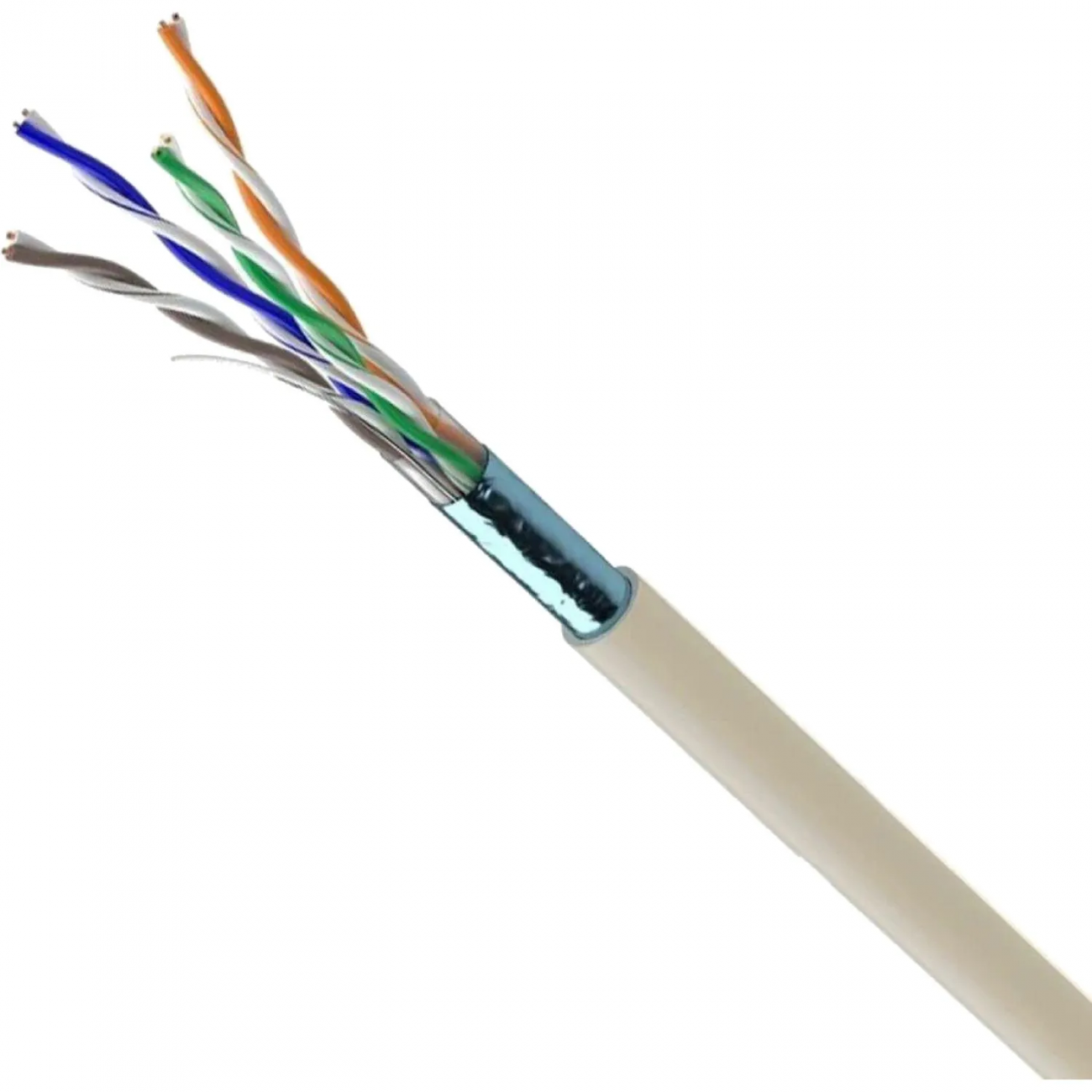 Кабель ExeGate UTP4-C5e-CU-S25-IN -LSZH-GR-305-FLUKE UTP 2047361 EX289281RUS