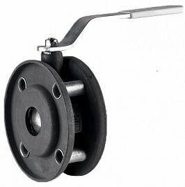 Кран шаровый LD Стриж сталь 20 040 PN16 П/П 02. Zn L 67мм