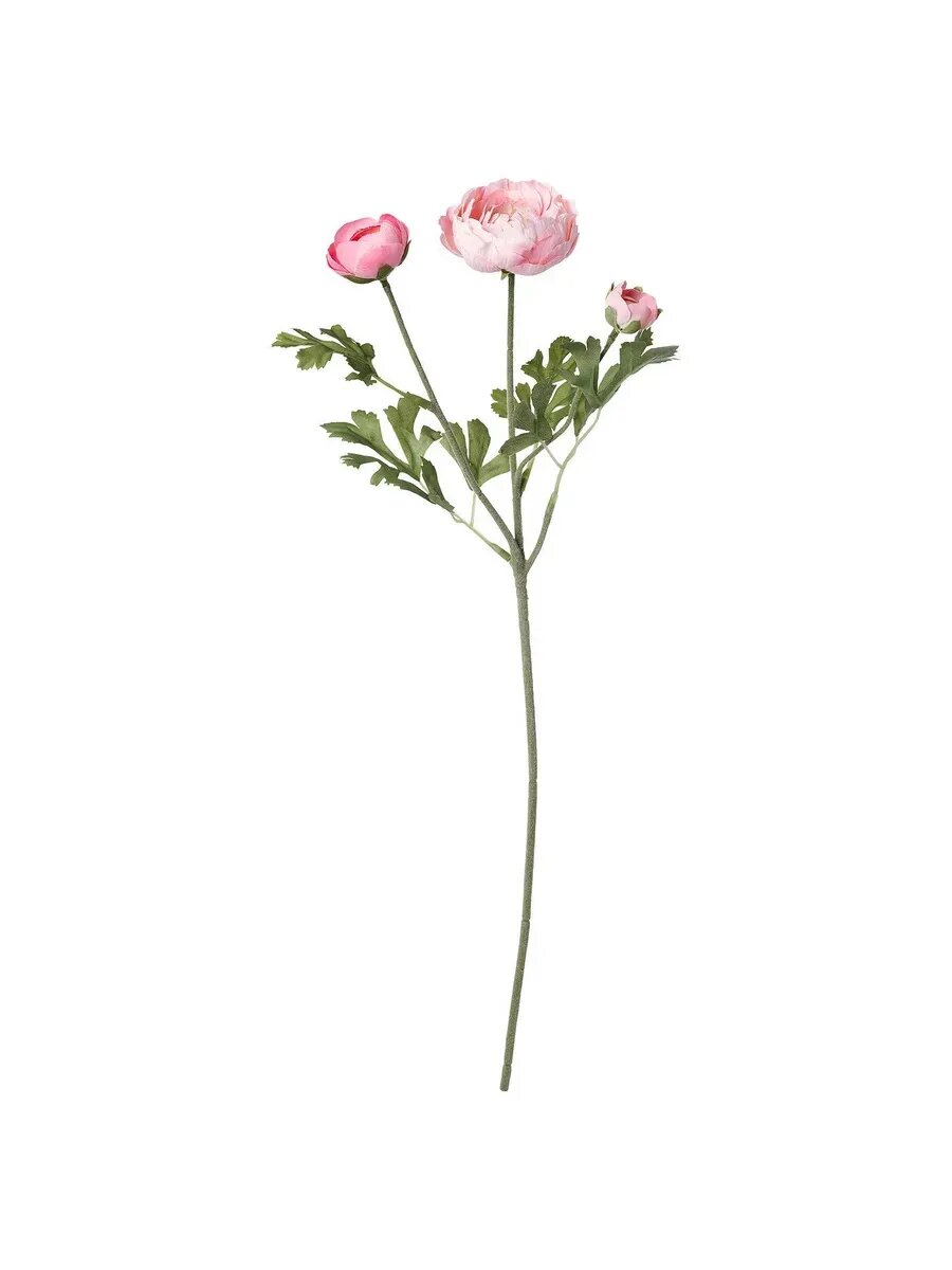 IKEA смикка Цветок искусственный, лютик, розовый, 52 см