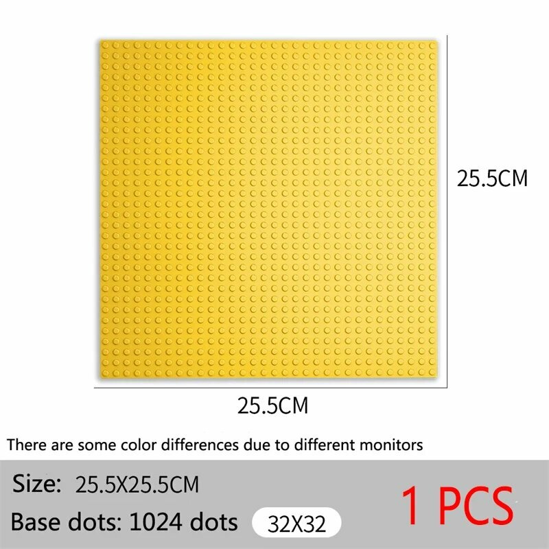 Пластиковая плита JIAJIALE 25.5x25.5 см, 1024 точек, Желтый