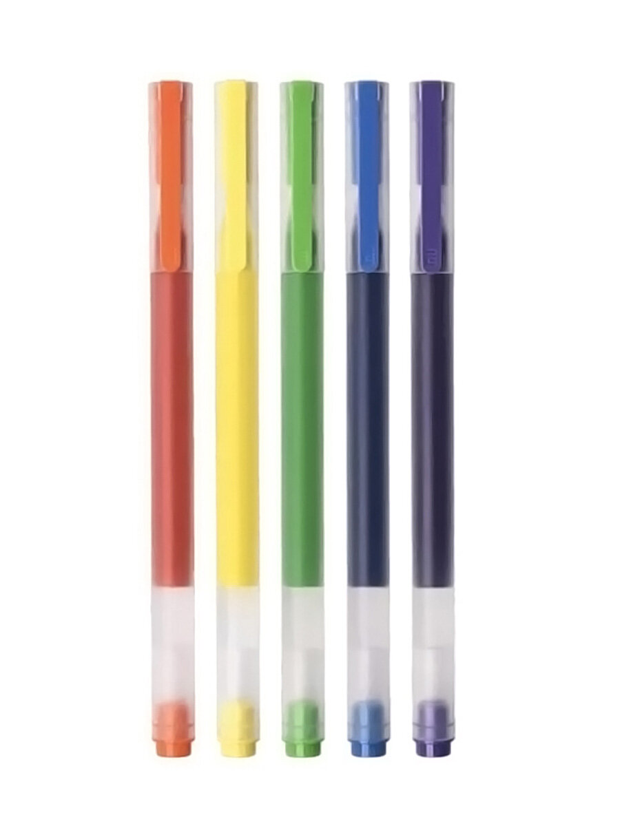 Набор цветных ручек Mijia Gel Ink Pen (MJZXB03WC)(5 шт), цветный