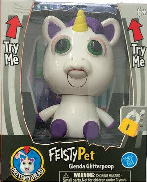 Feisty Pets Единорог умеет проявлять эмоции добрый-злой 1 шт