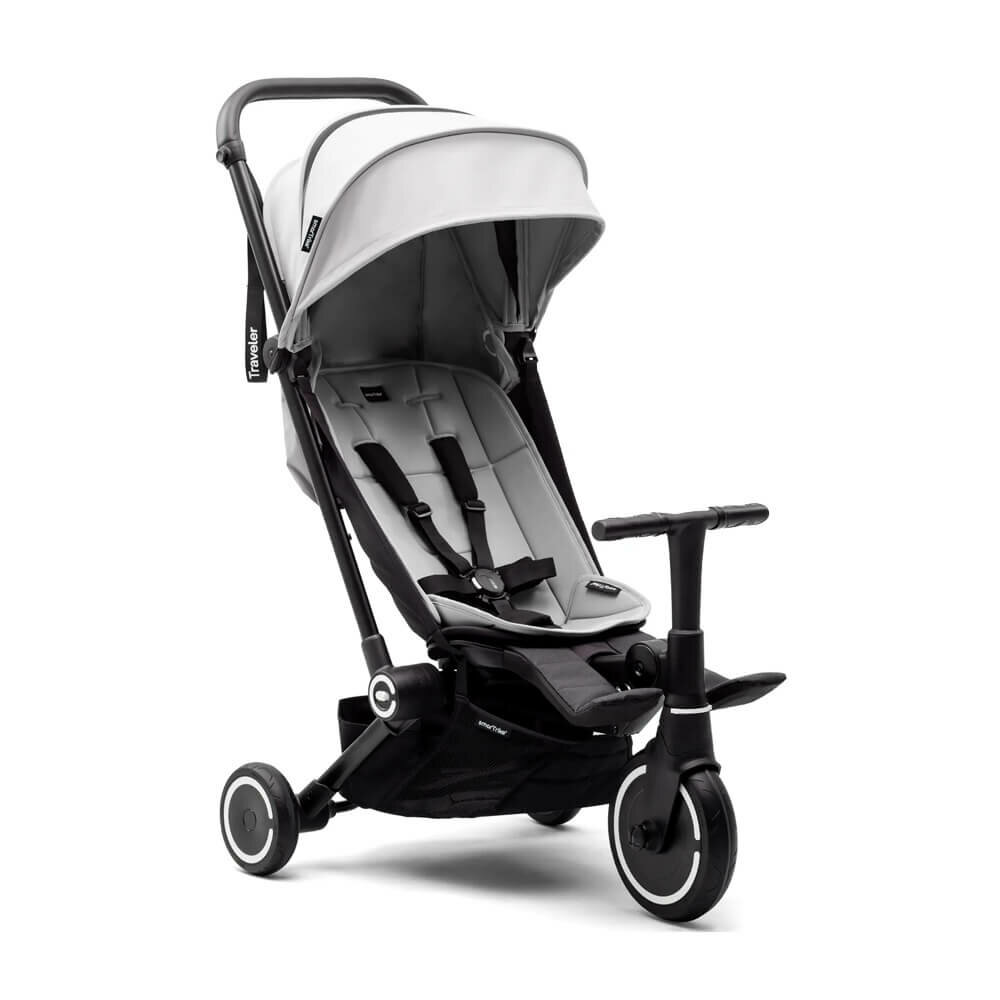 SmarTrike Traveler, детский трехколесный велосипед от 6 месяцев до 3-4 лет, цвет Everest White