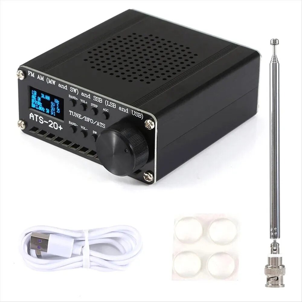 ATS20+ Plus V2 SI4732 SDRРадиоприемник С OLEDДисплеем