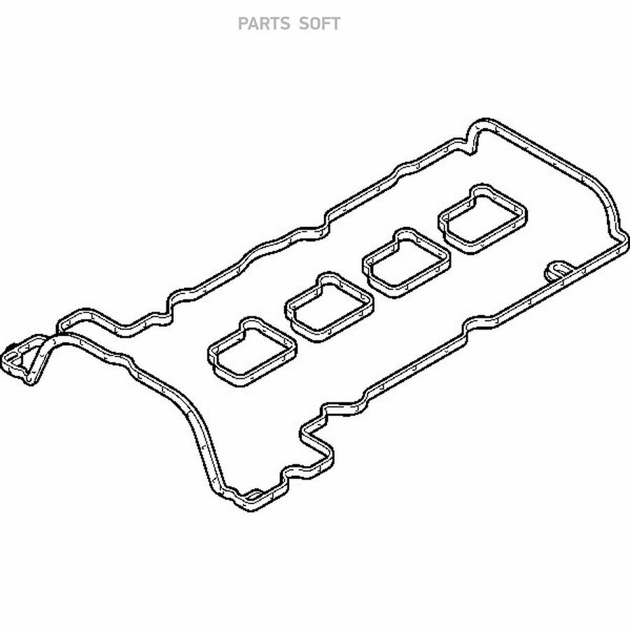 ELRING 734.850 Комплект прокладок и уплотнений клапанной крышки