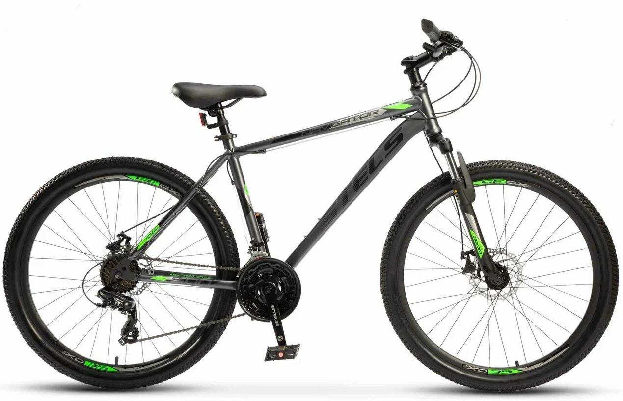 Велосипед STELS NAVIGATOR-500 MD 26, колесо 26', рост 20', сезон 2025-2026, темно-серый